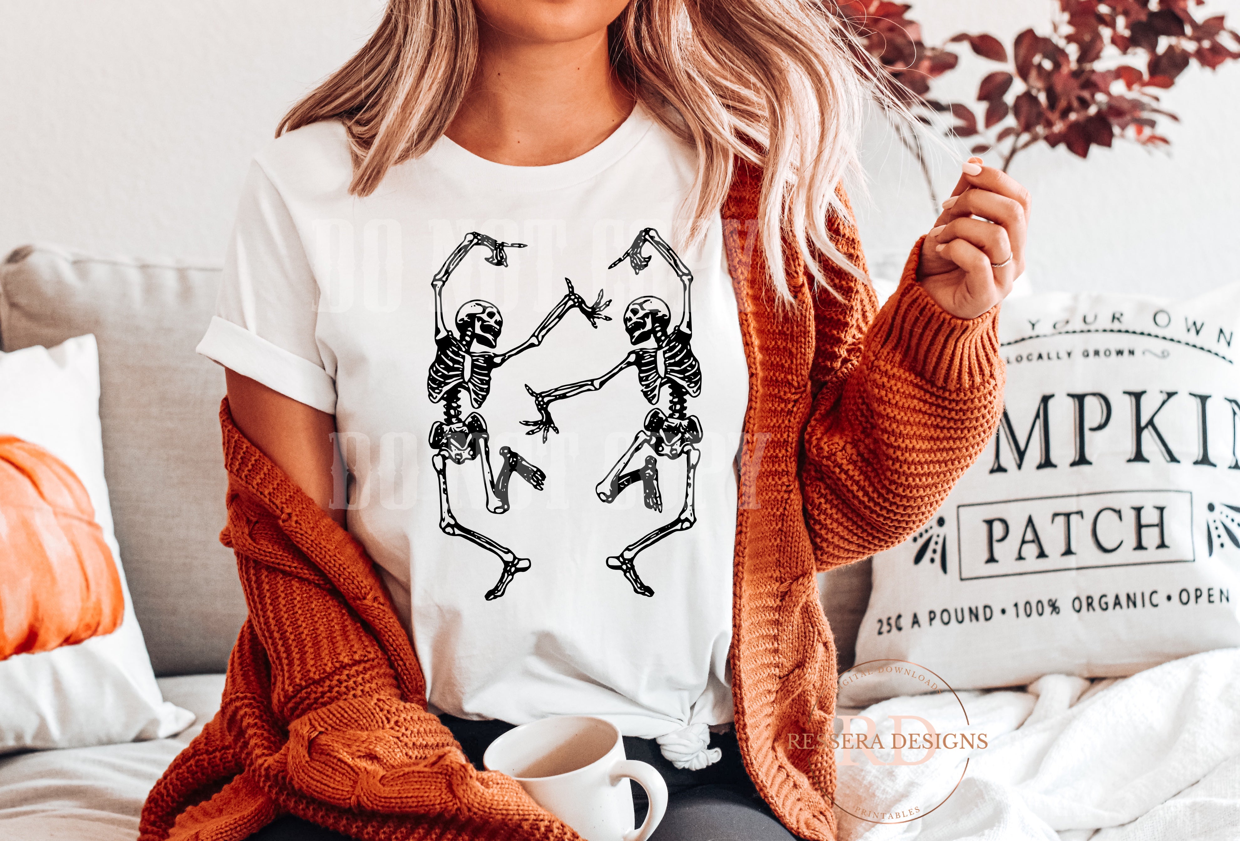 Dancing Skeletons Screen Print Transfers – Ressera Designs