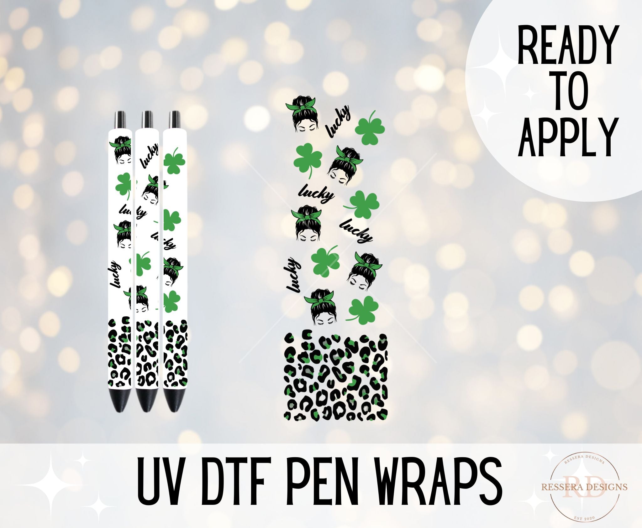 Lucky - UV DTF Pen Wrap – Ressera Designs